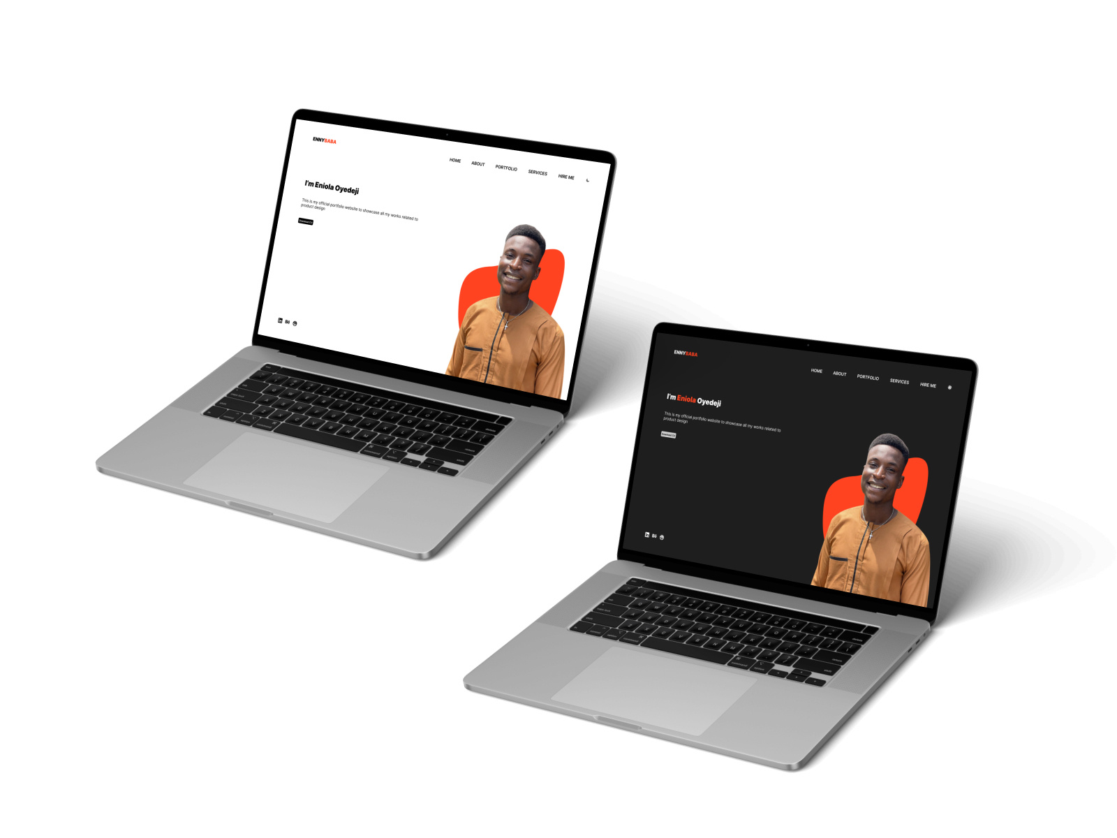 Light/Dark Mode web page by Oyedeji Eniola Philip on Dribbble
