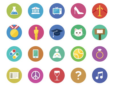 Category Icons by Micah Sivitz - Dribbble
