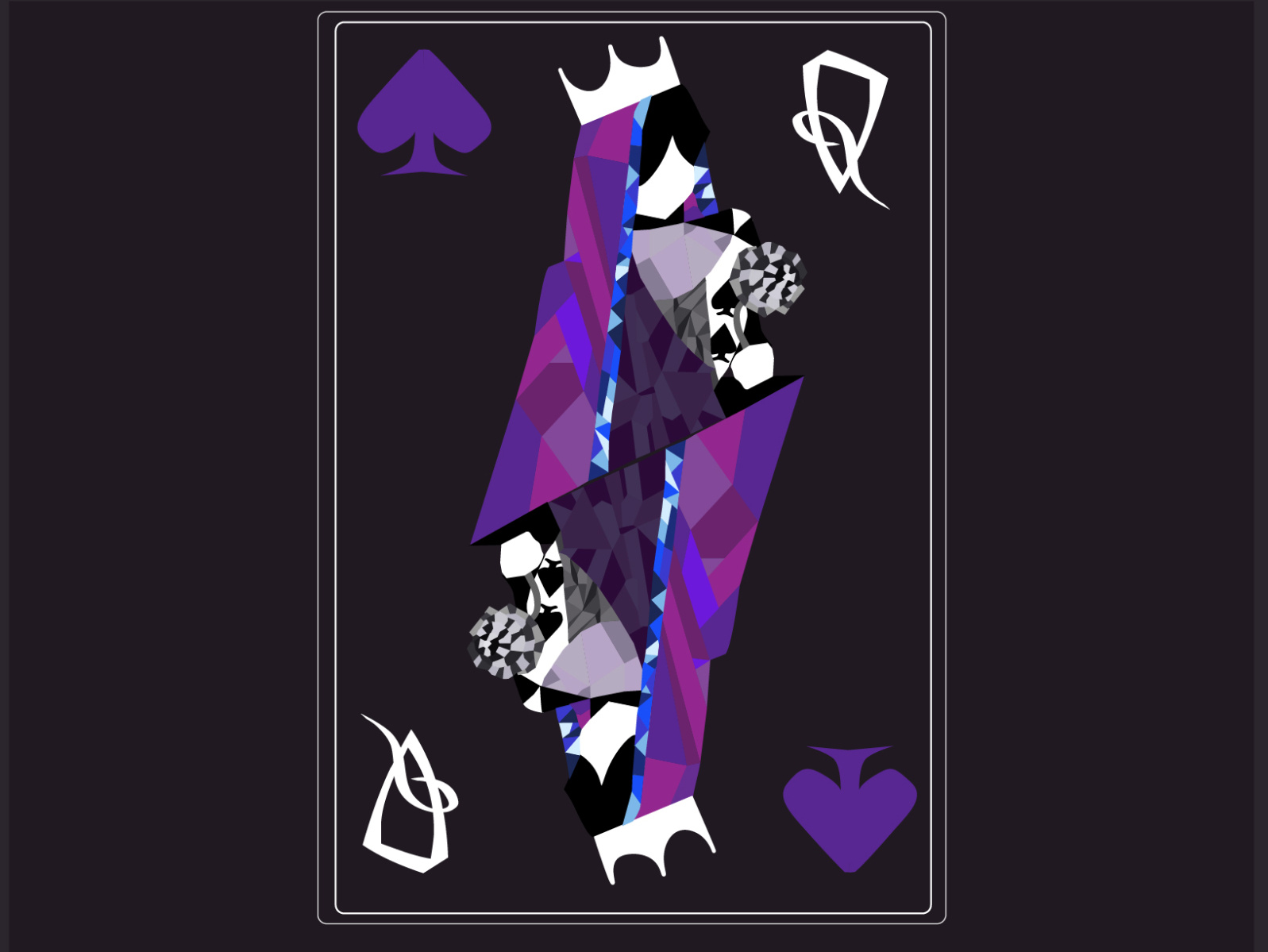 Queen of Spades by Nella on Dribbble