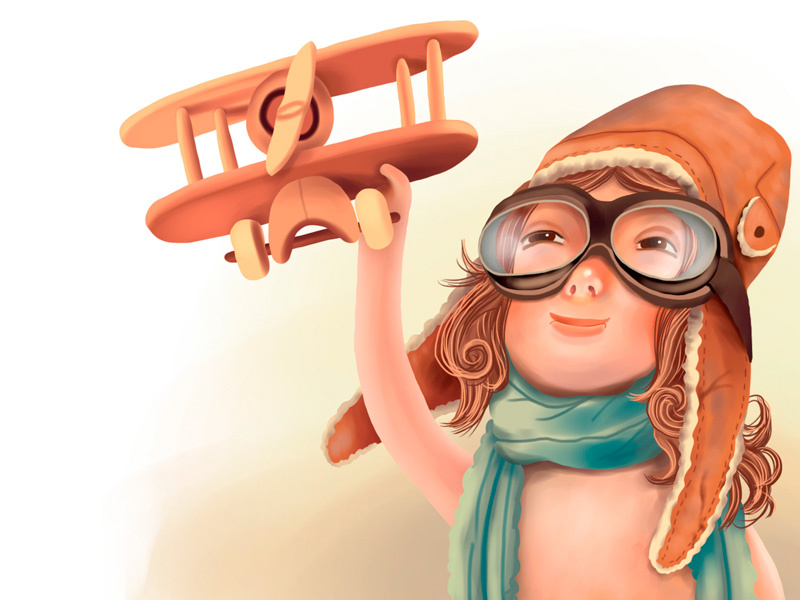 Girl by Fil Dunsky on Dribbble