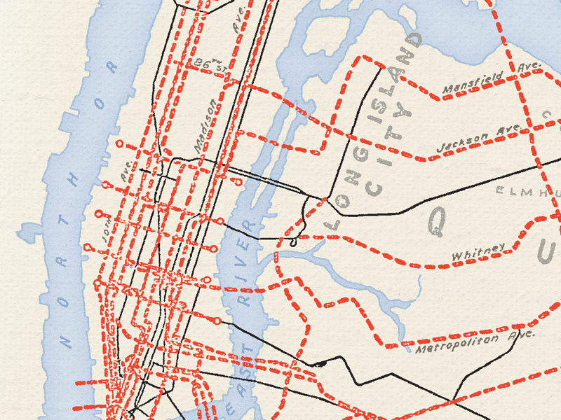 Colouring - Planned Subway Expansion, NYC, 1920 by Cameron Booth on ...