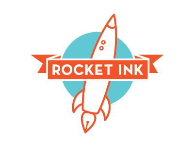 Rocket Ink logo by Jacey Kufahl on Dribbble