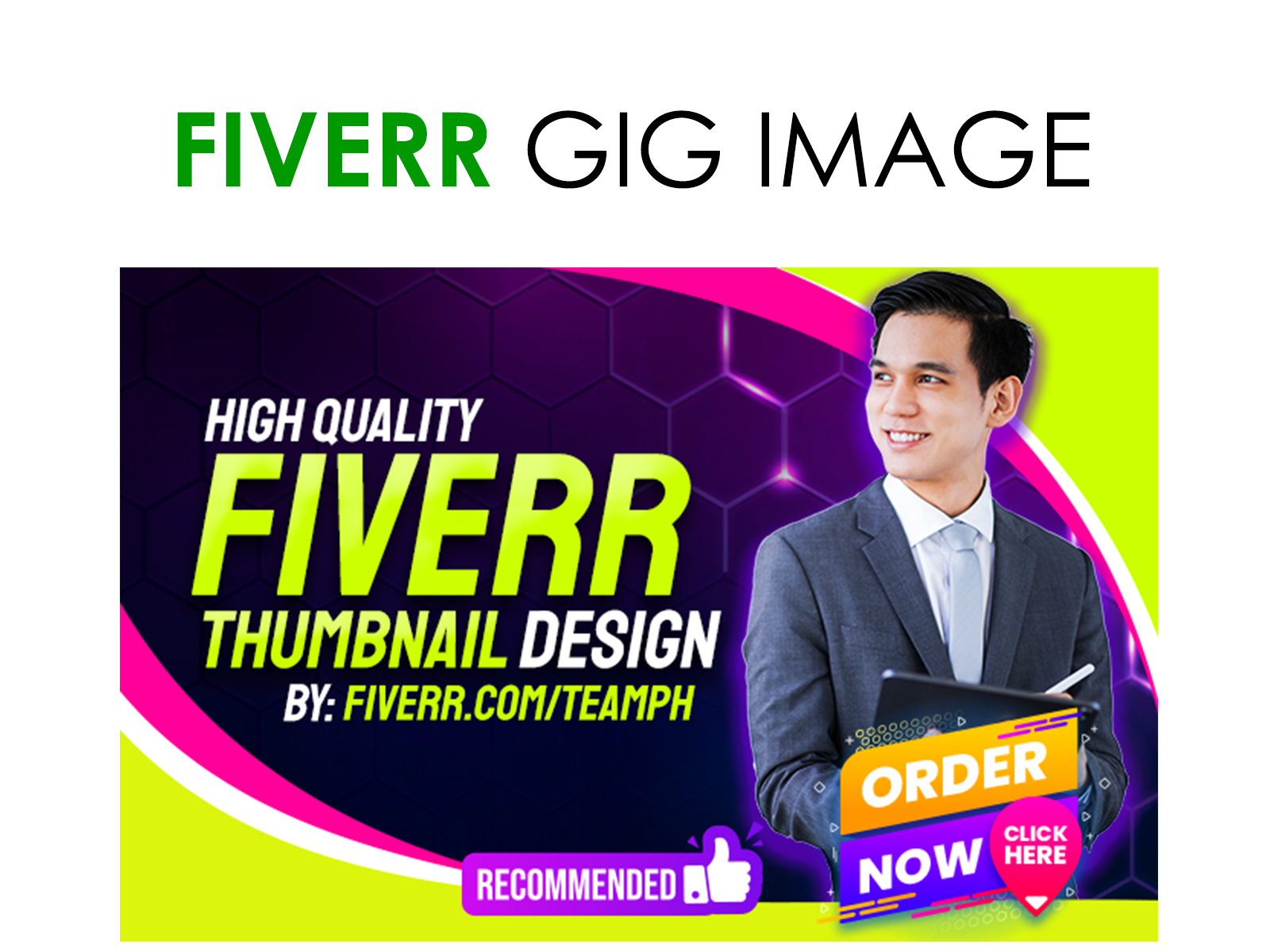 Fiverr Gig Image Design by Robert Jeffrey Bonto on Dribbble