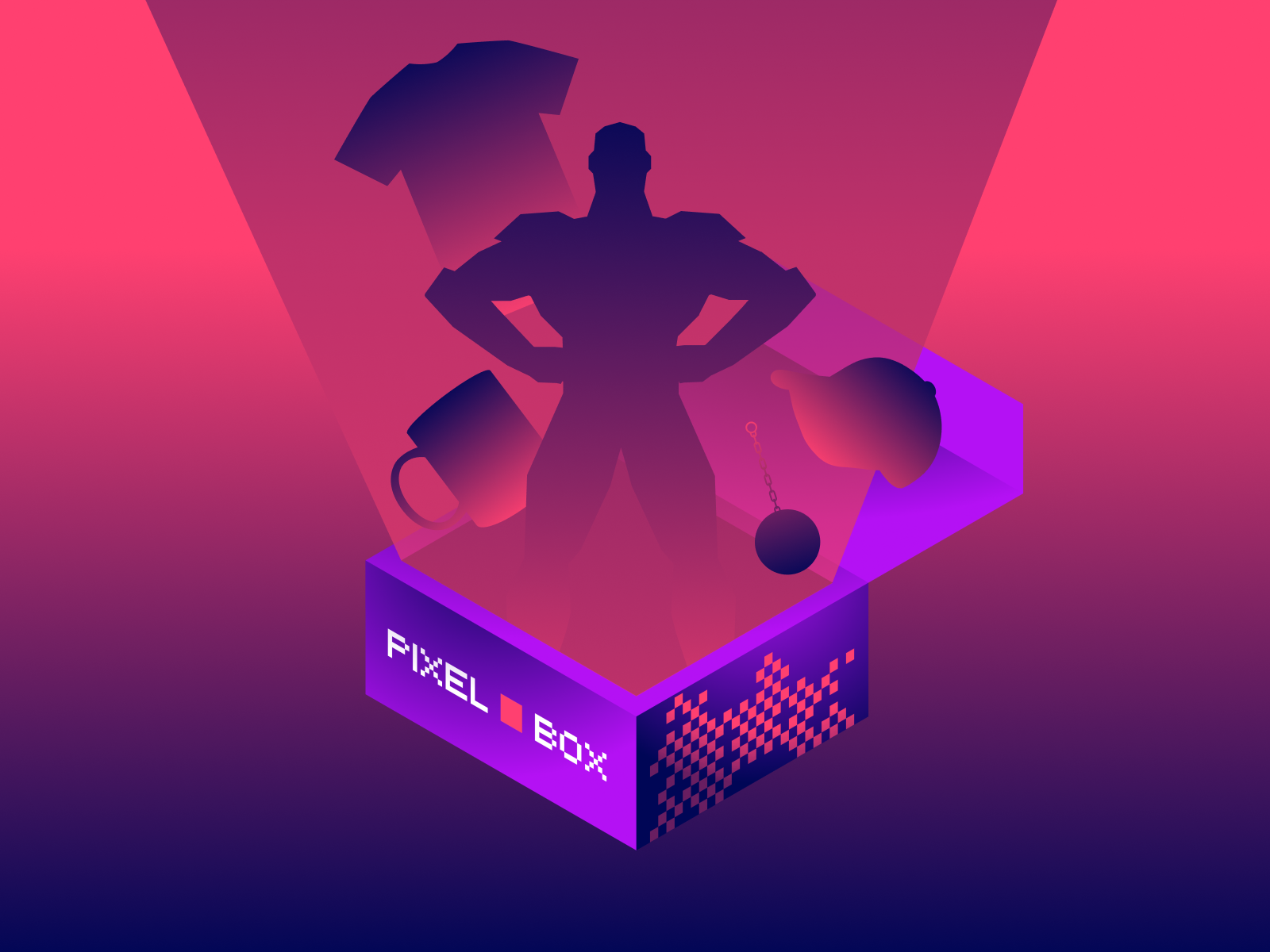 Pixel Box – Key Visual by Leniva° Studio on Dribbble