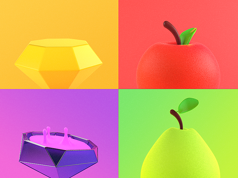 Color Practice by 林正 on Dribbble