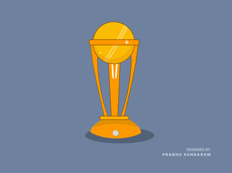 Cricket World Cup Illustration by Prabhu Sundaram on Dribbble