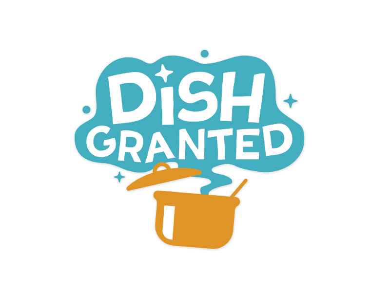 Dish Granted logo by Casandra Ng on Dribbble