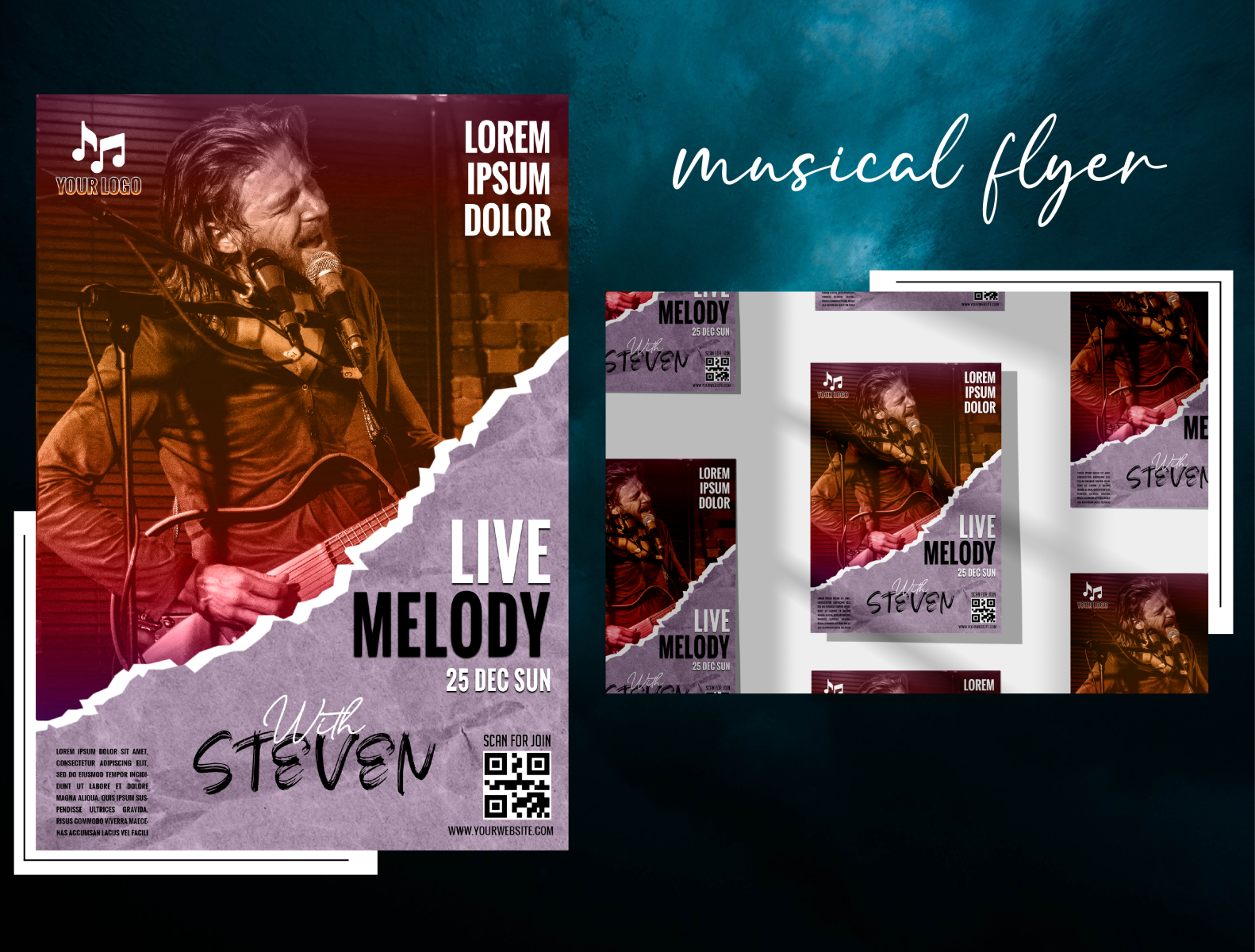 Musical Flyer Design by Ahasan Habib on Dribbble