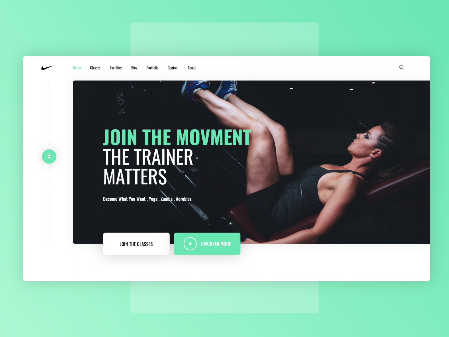 Gym Slider Concept by Mehrdad Touzande on Dribbble