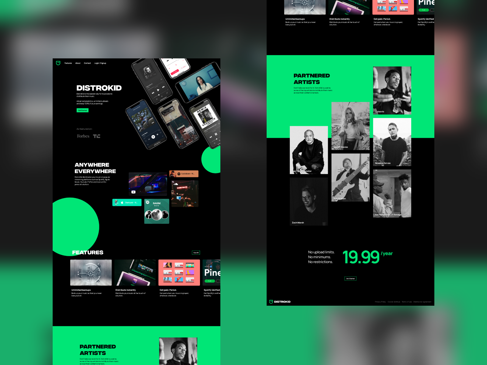 [REDESIGN] DistroKid Site by Rohan Bhangui on Dribbble