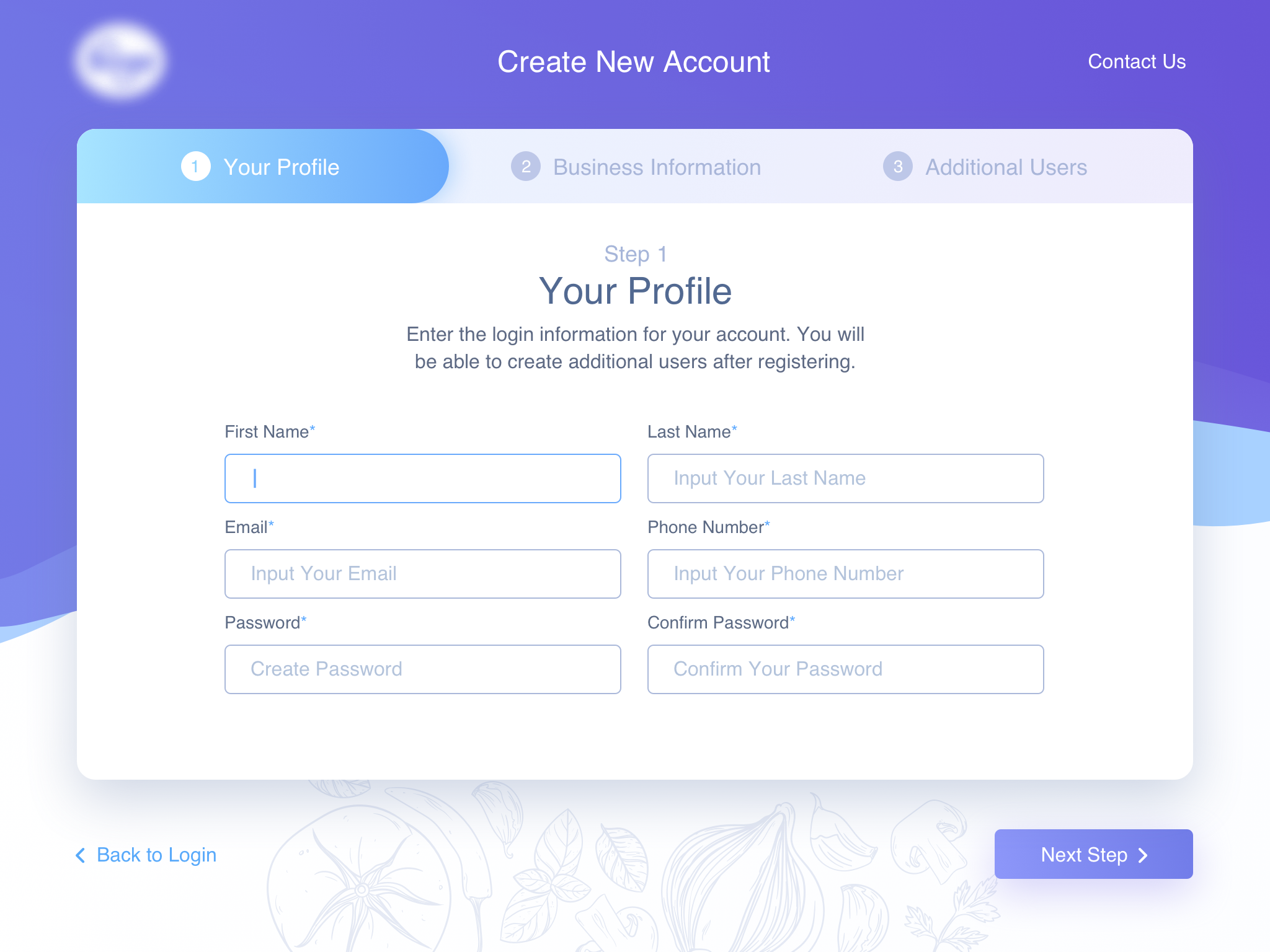 Registration Form By Ivan Poddubchenko For QU ARTE Design On Dribbble