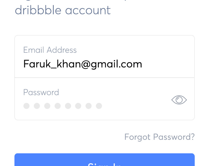 Email login and social login for mobile app by Bala UX on Dribbble