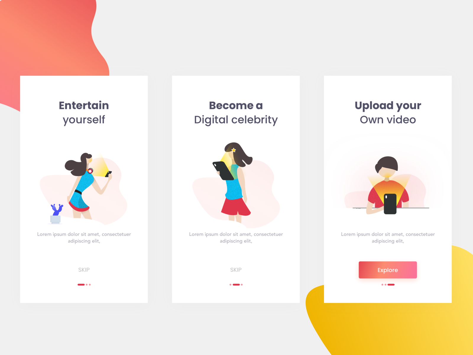 Onboarding Screen by Mukesh Bharti on Dribbble
