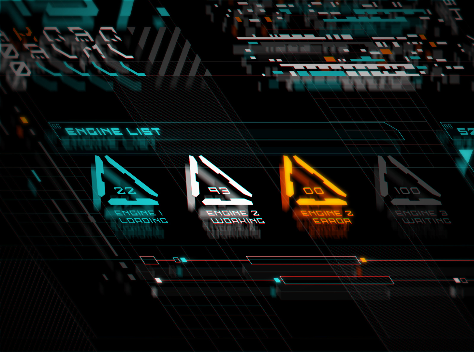 CyberPunk UI 04 by Olga Ryzhychenko on Dribbble