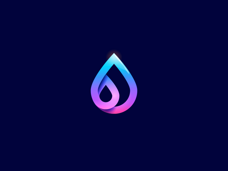 Drop Logo by Olga Ryzhychenko on Dribbble