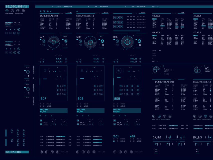 Futuristic UI by Timothy Bray on Dribbble