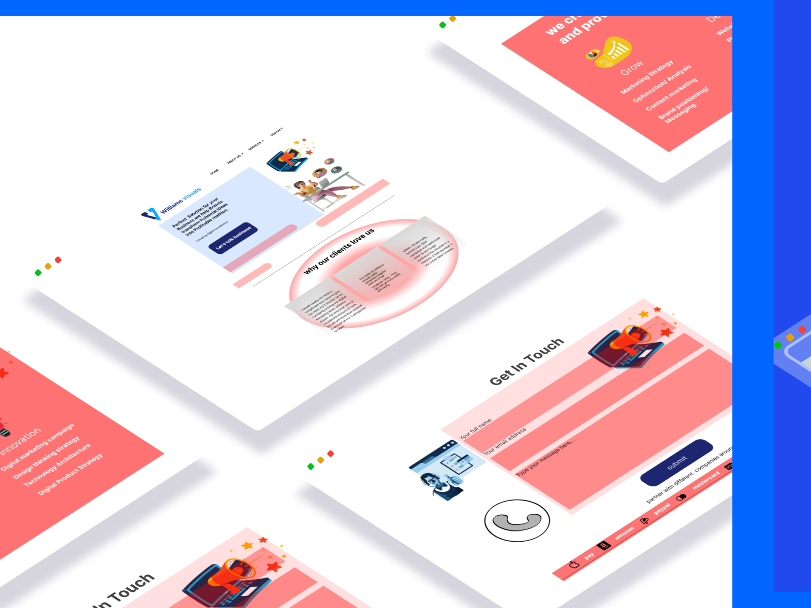 web design by Olayinka Salako on Dribbble