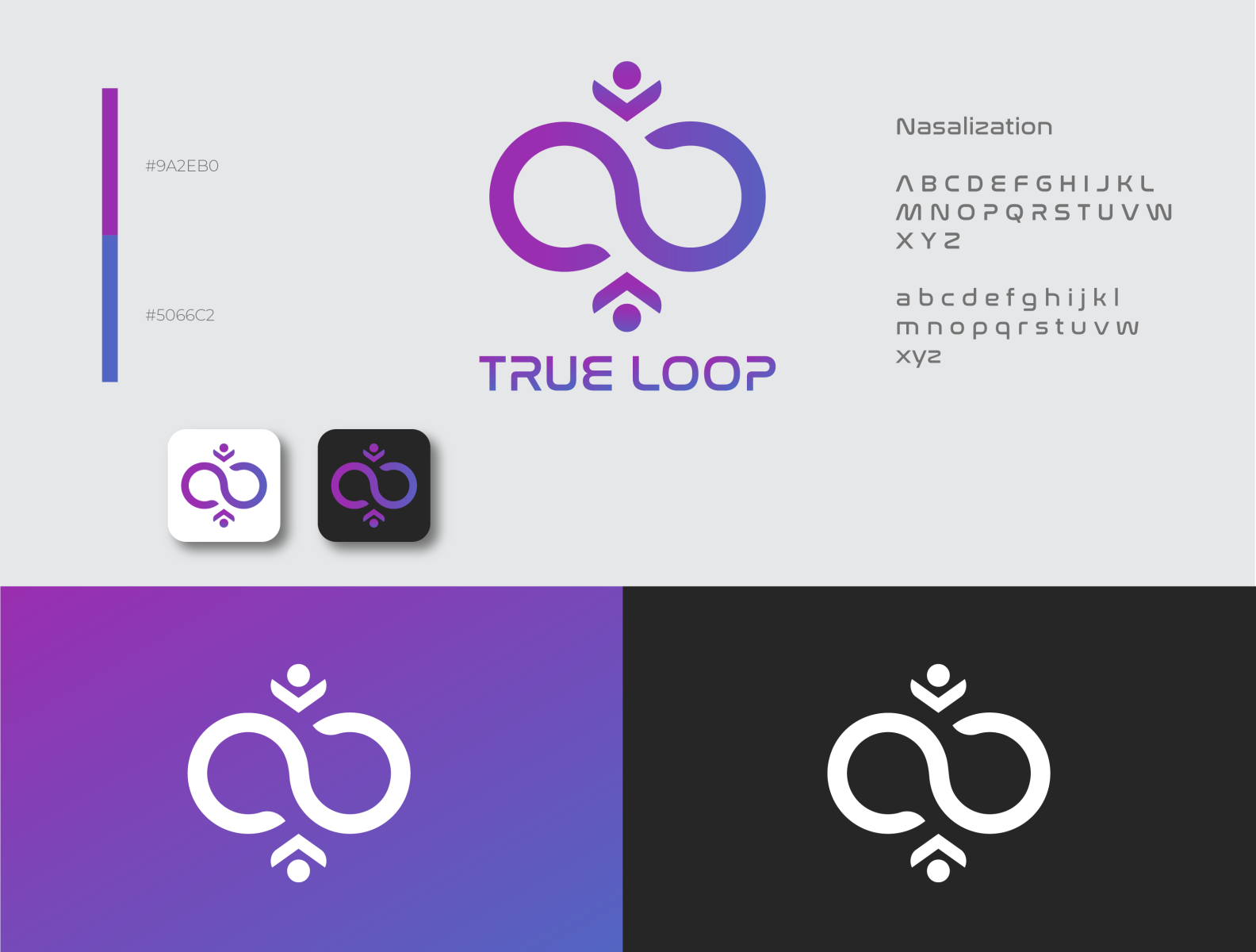 True Loop Logo Design by pramanadesign on Dribbble