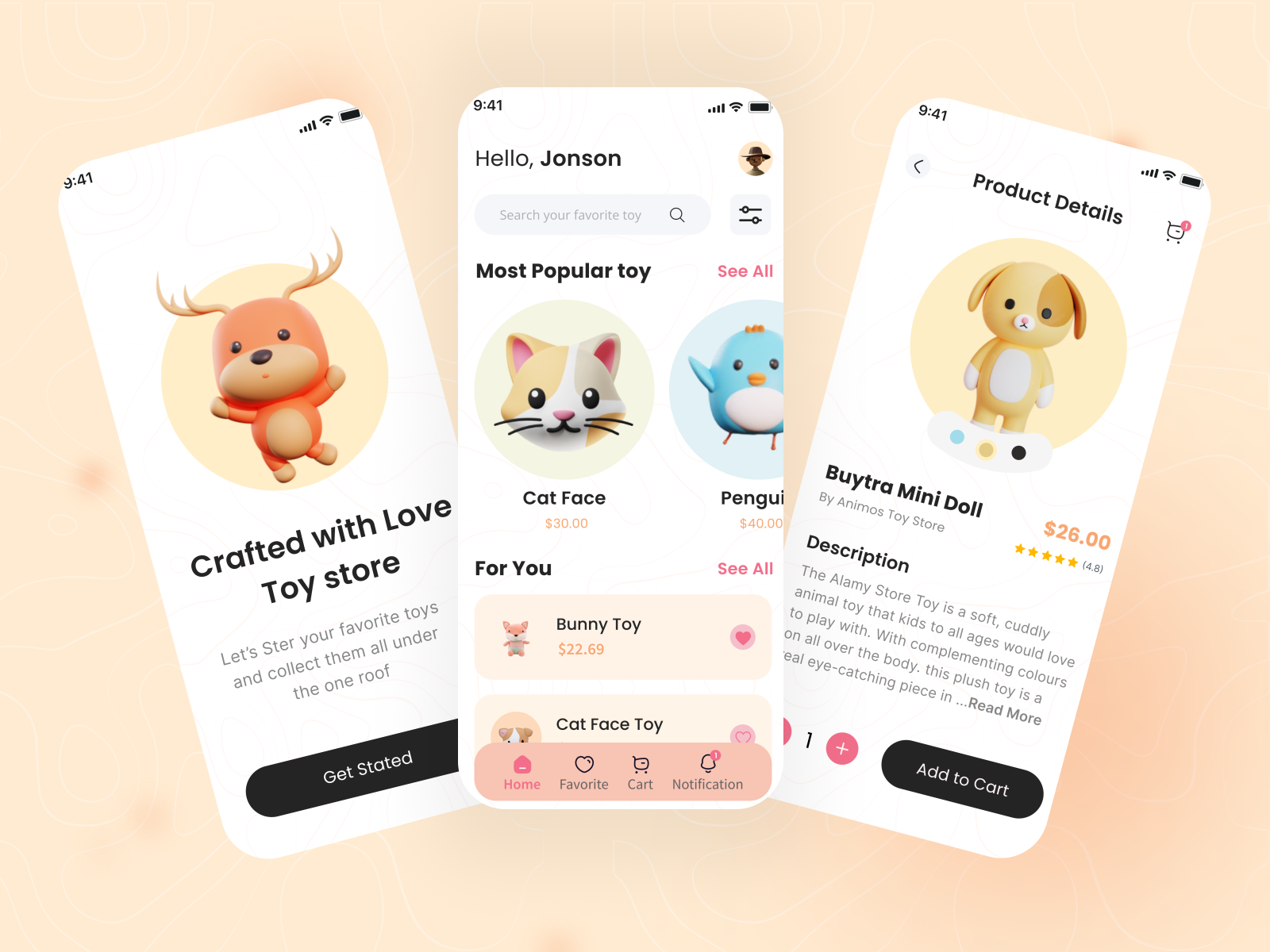 Mobile App: Kids Toy Shop Ui Design by Tanin Hossain on Dribbble