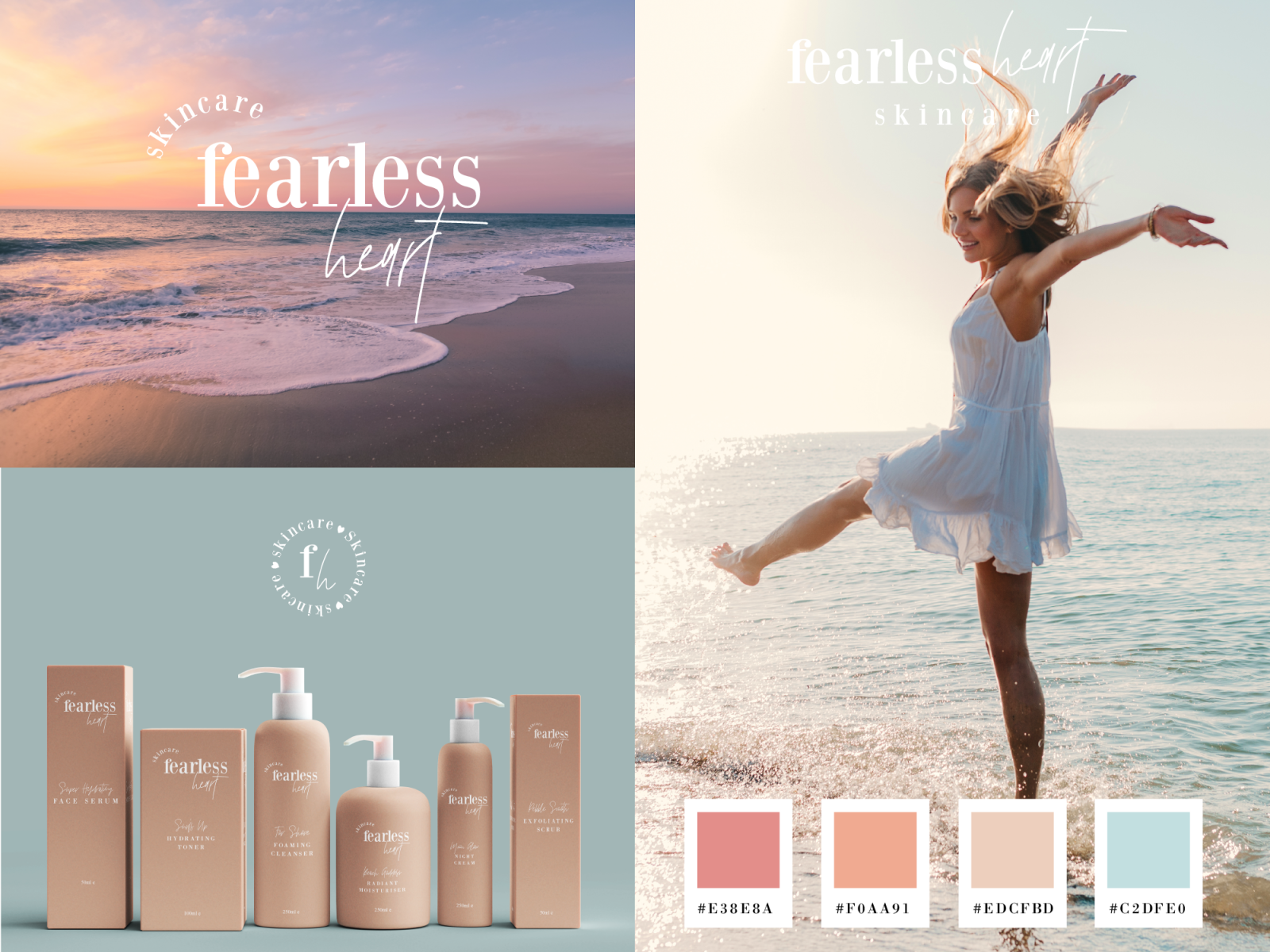 Fearless Heart Branding Kit by Olivia And Oliver Design Studio on Dribbble
