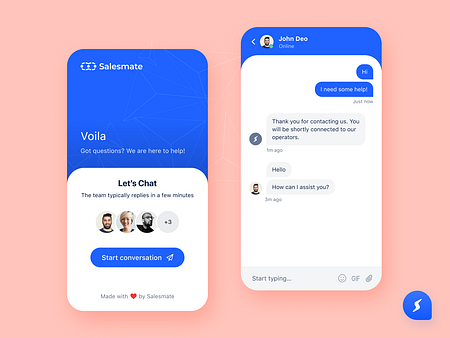 Browse thousands of Web App Chat images for design inspiration | Dribbble