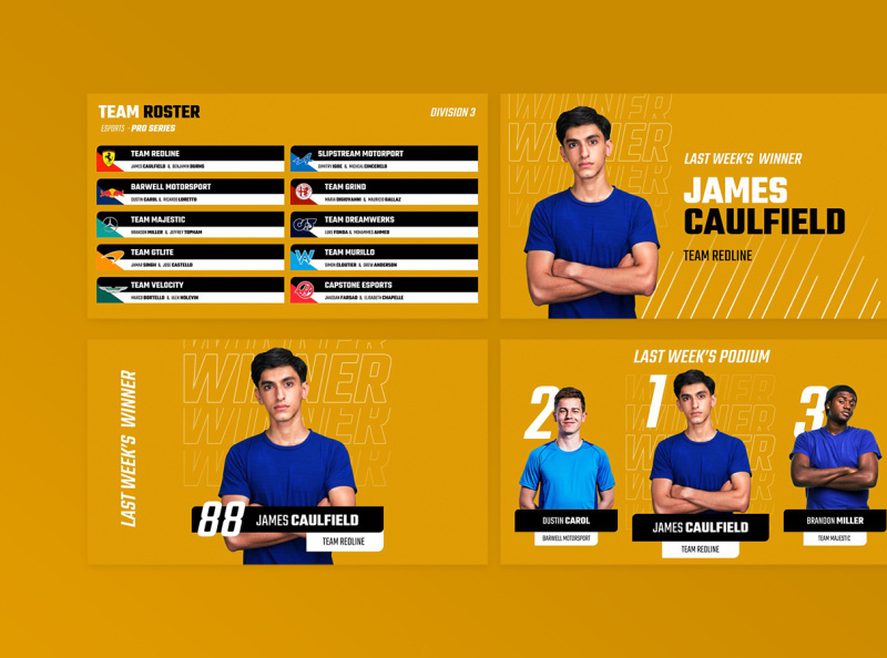 League Racing Stream Overlays by Ulek Holevin on Dribbble