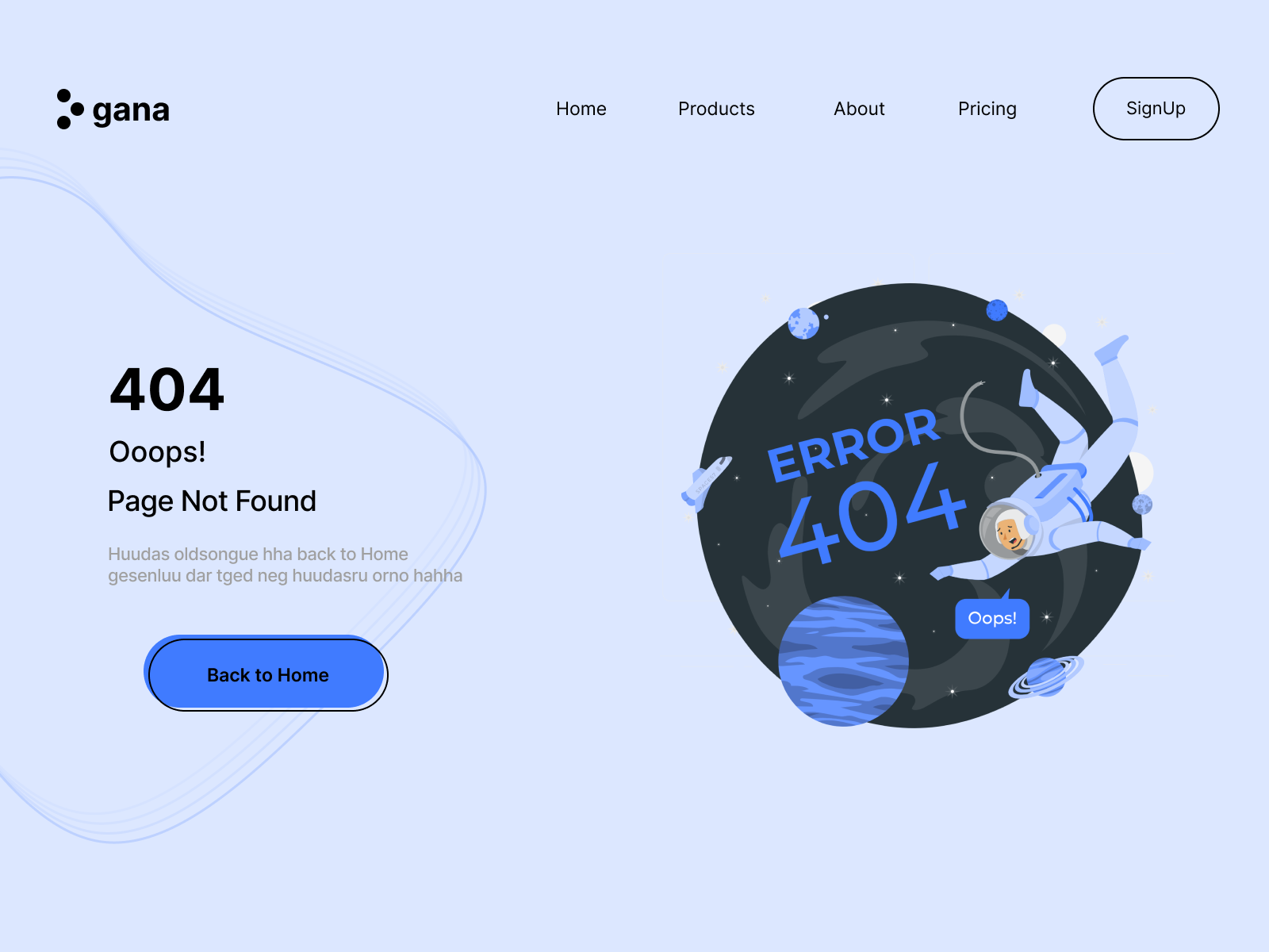 Error by Gan tsetseg on Dribbble