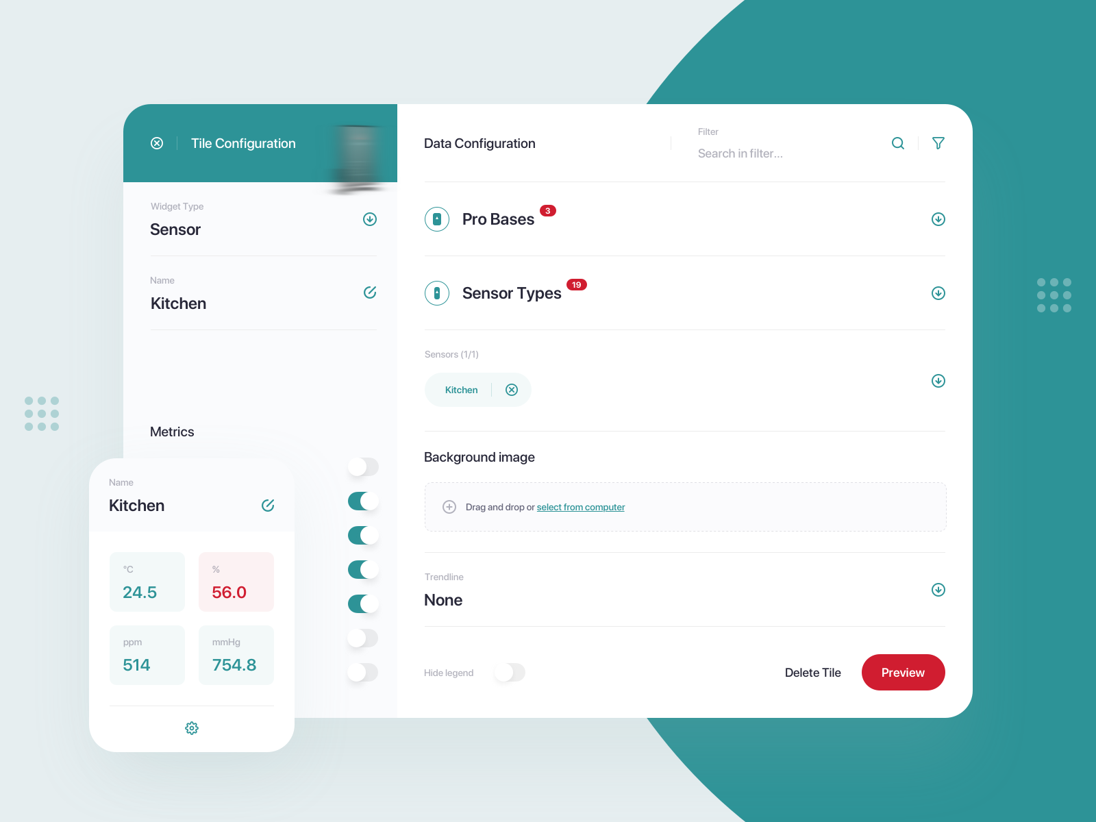 Sensor Product Widget by Aivis Mežals on Dribbble