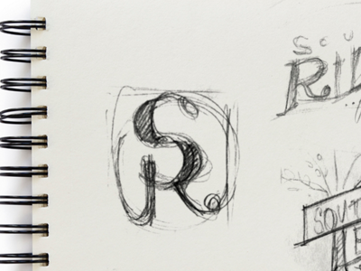 Sketches for Southern Ridge Farm Logo by Kevin Robinson on Dribbble