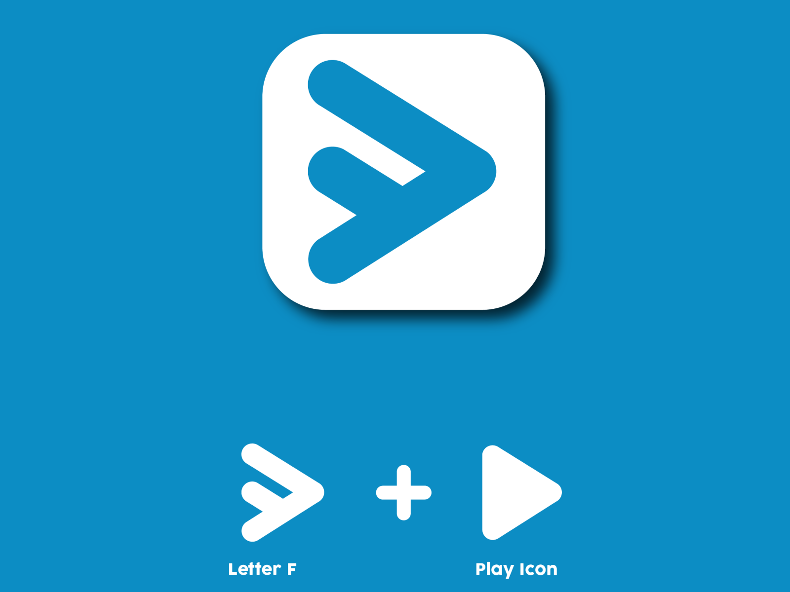 Letter F and Play logo design by Ondraw studio on Dribbble