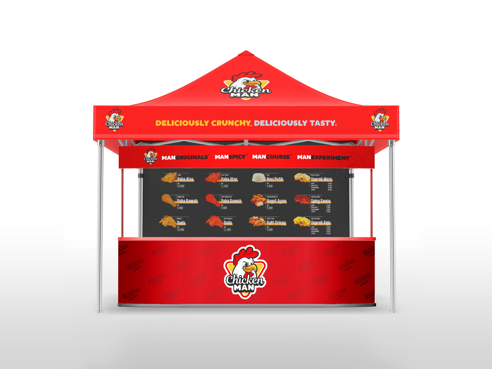 Chicken Man Food Stall by Atmosphi on Dribbble