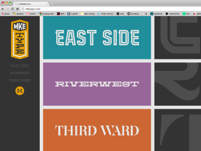 MKE Type by Chris Walker on Dribbble