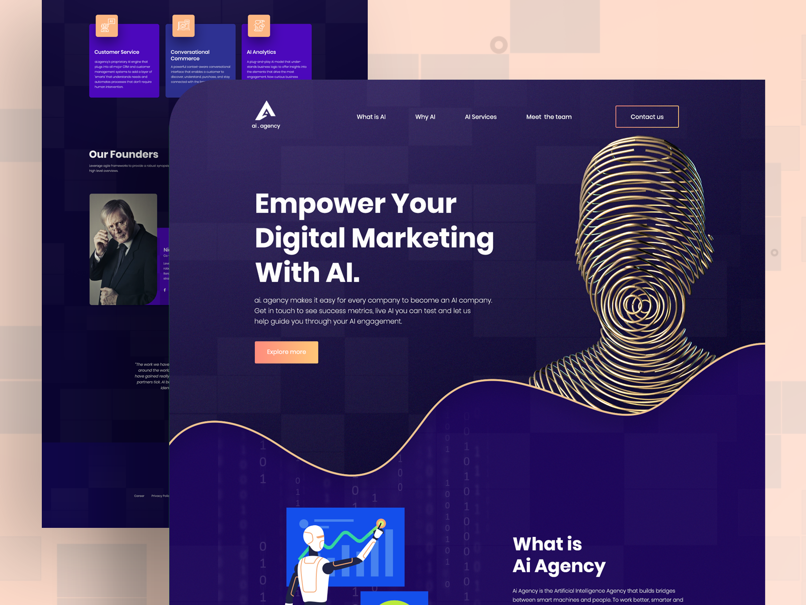 Landing Page Exploration by Arifur Rahman Tushar for Orizon: UI/UX ...