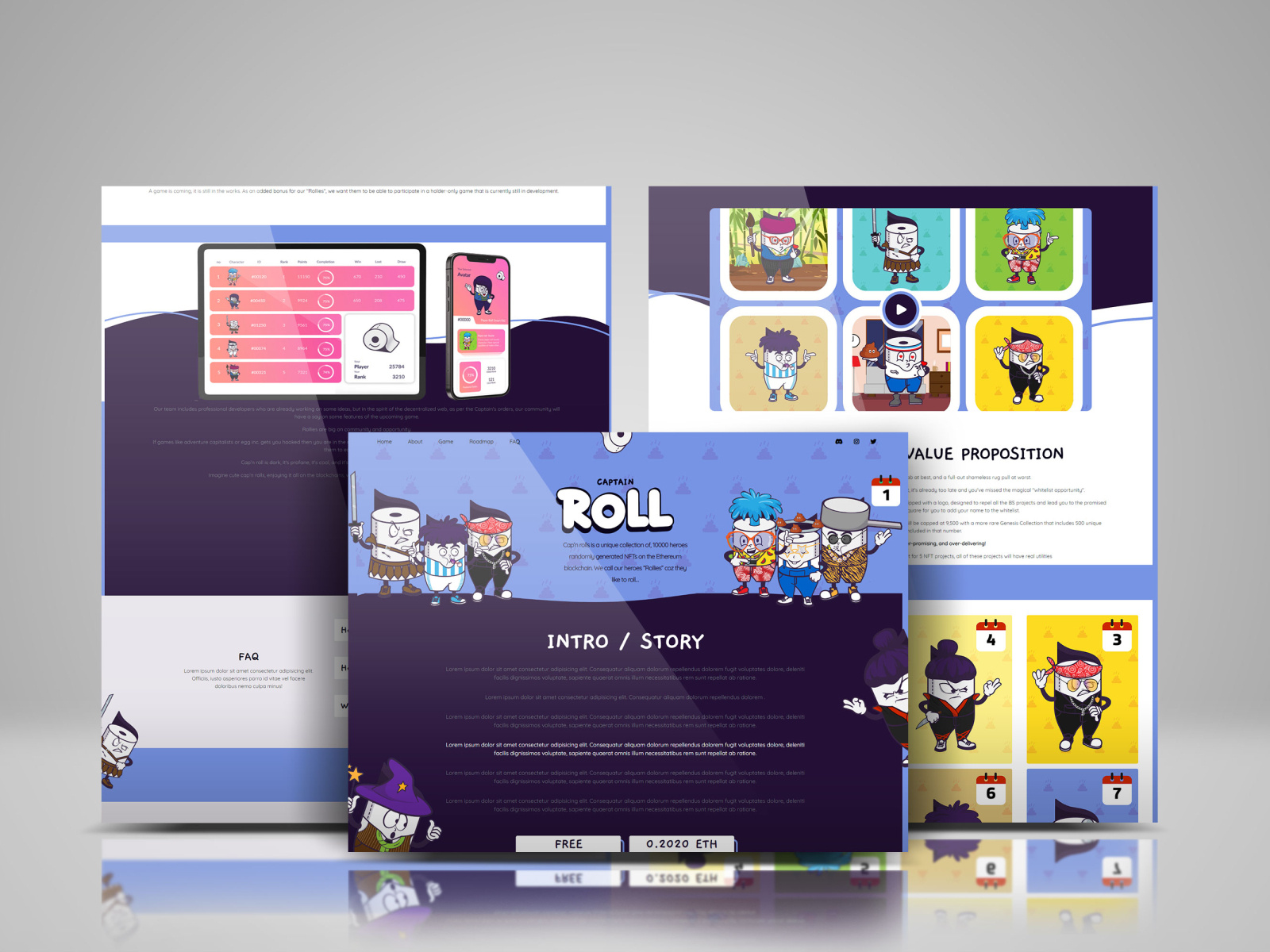 Capital Roll Minting Page by Muhammad Yousaf on Dribbble