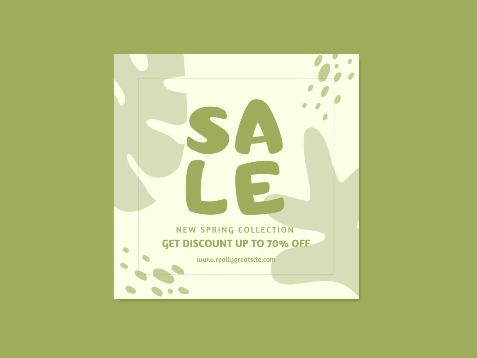 Spring Season Canva Social Media Post Template by MNJRSTD on Dribbble