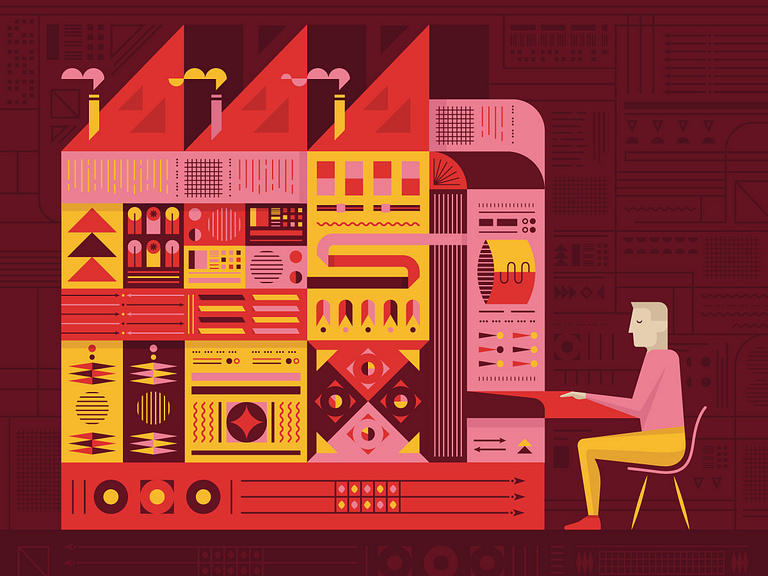 Google First Computer by Ryan Bosse on Dribbble