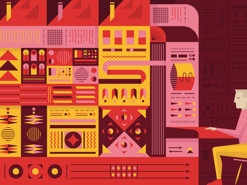 Google First Computer by Ryan Bosse on Dribbble