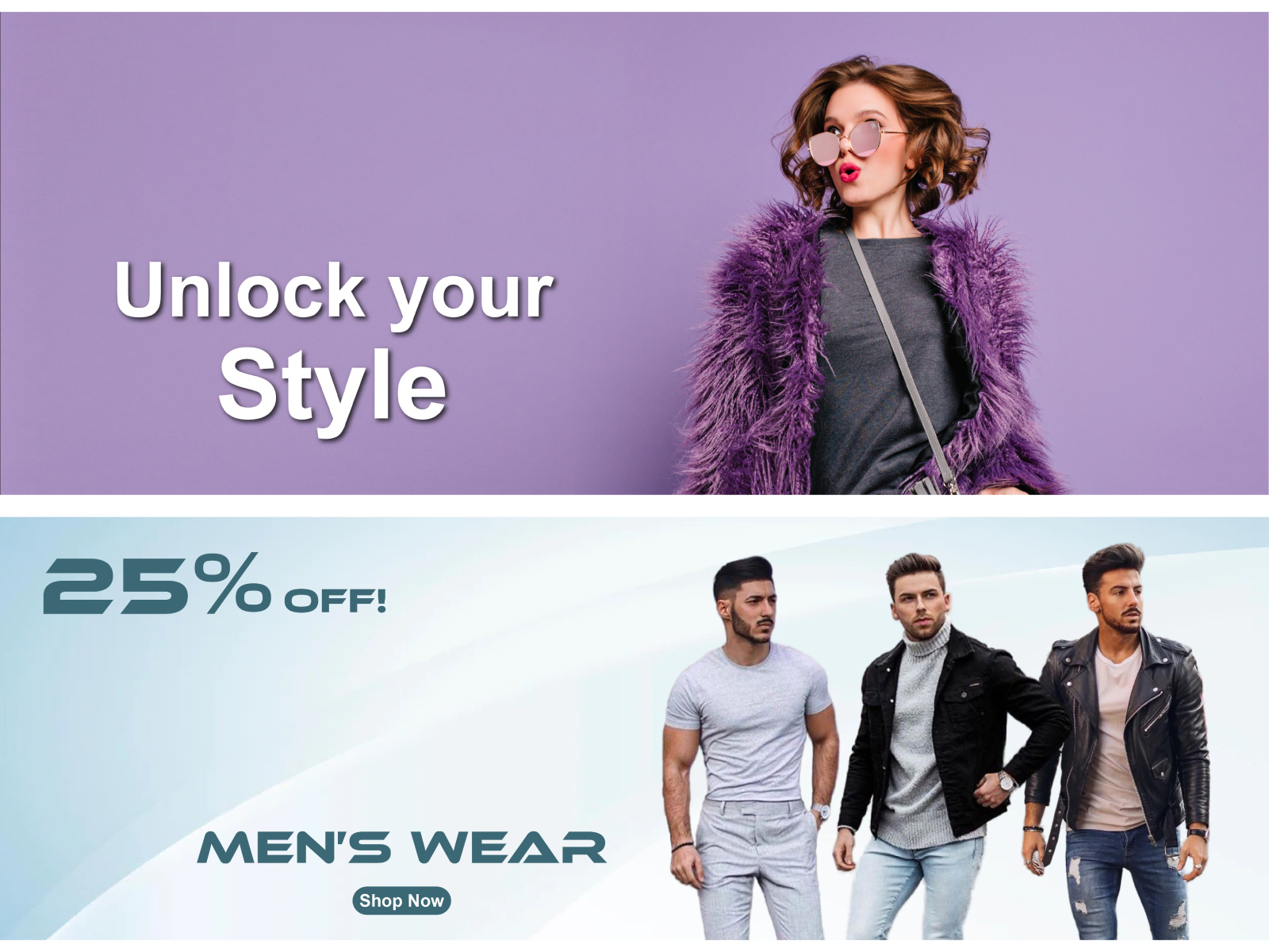 Fashion banner by Fahad on Dribbble