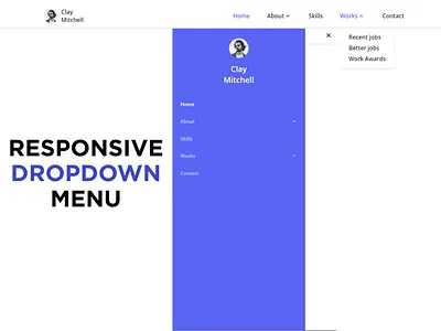 Responsive Dropdown Menu designs, themes, templates and downloadable ...