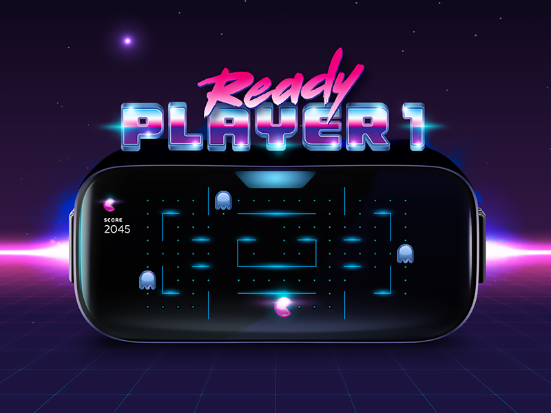 Ready Player One Pacman by Anja van Staden on Dribbble