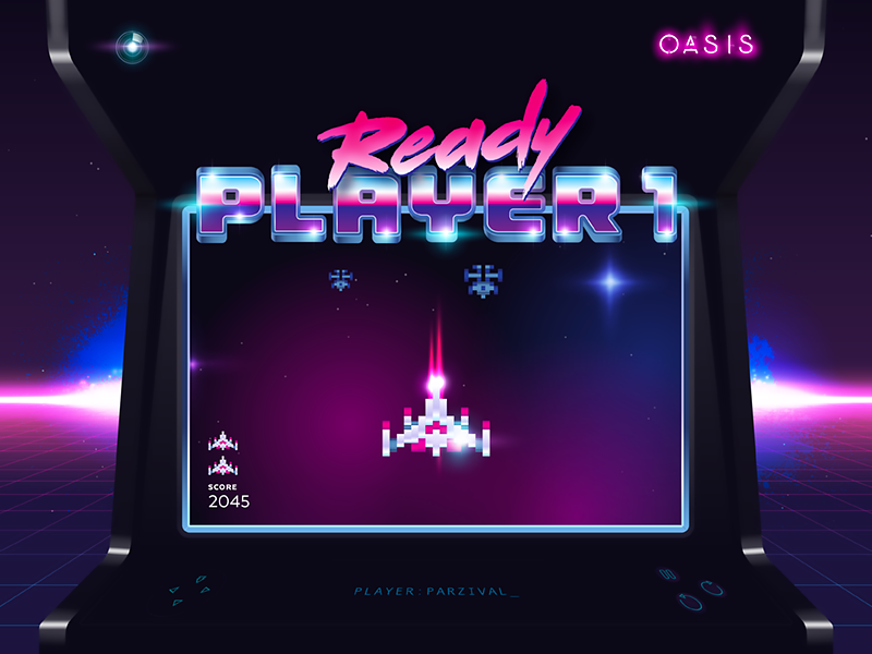 Ready Player One Galaga by Anja van Staden on Dribbble