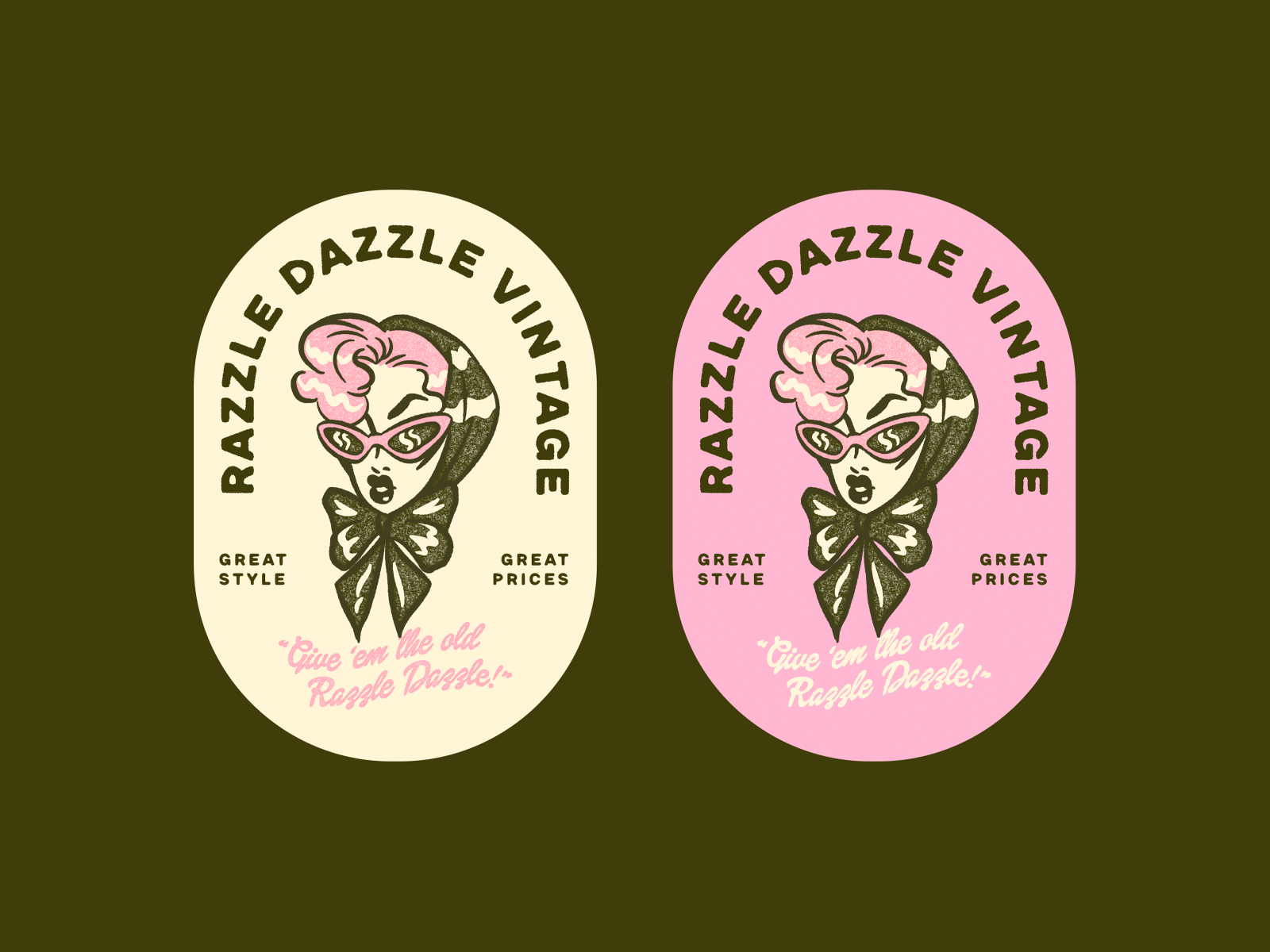 Razzle Dazzle Vintage by Amanda Ström on Dribbble