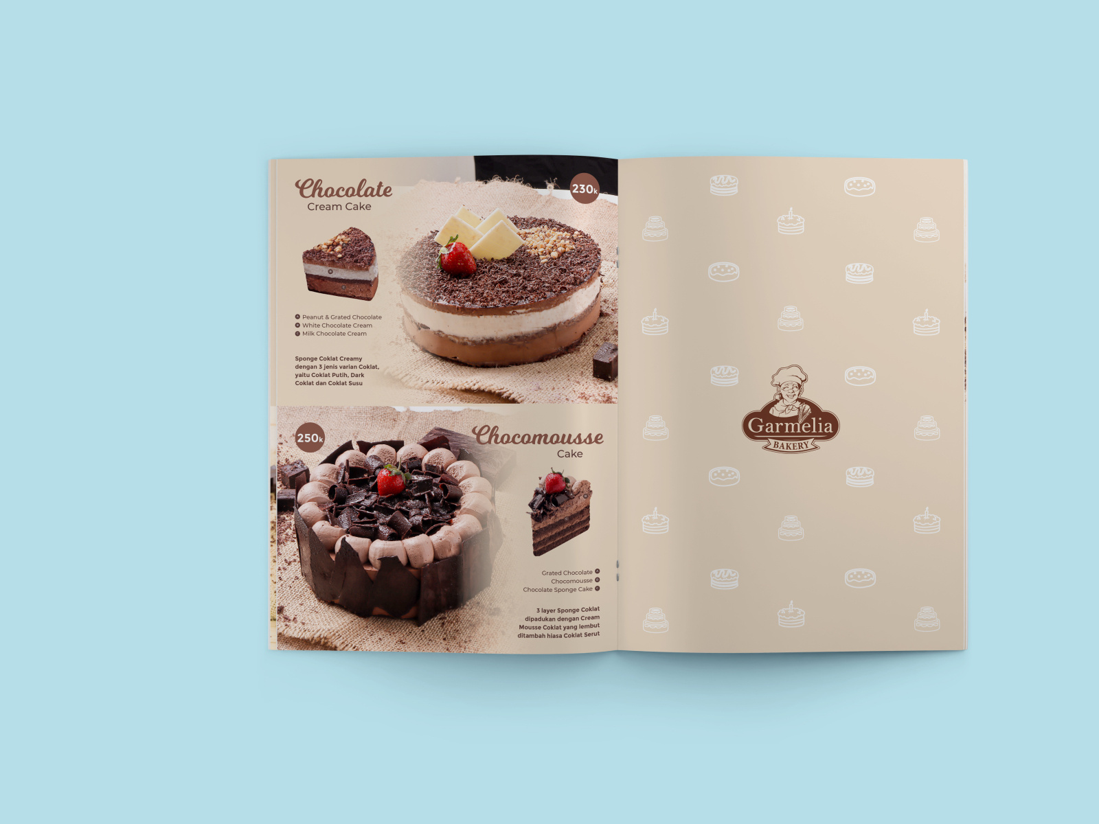 Cake Catalog Design | Garmelia Bakery by Willy Handoyo on Dribbble