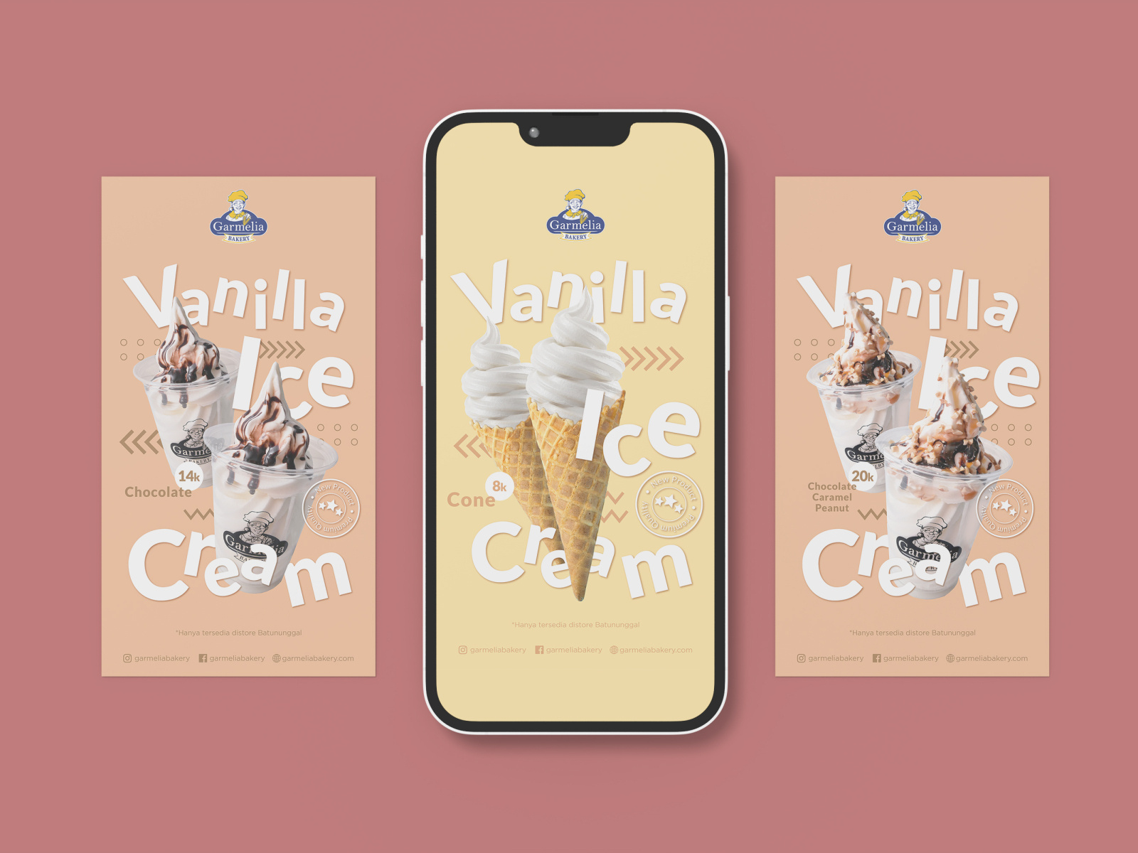 Social Media Design | Instagram Post | Garmelia Bakery by Willy Handoyo ...