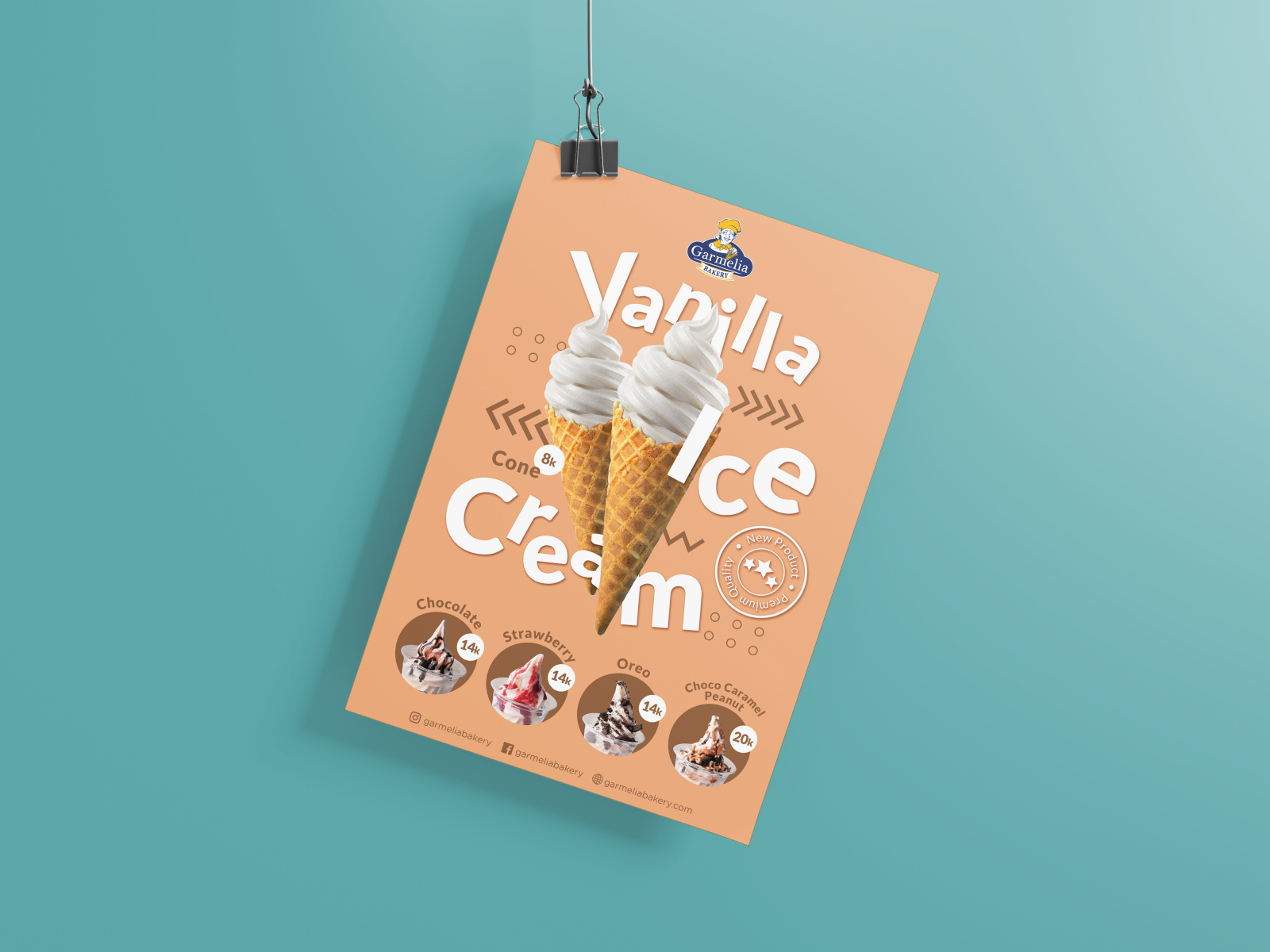Promotional Poster | Garmelia Bakery by Willy Handoyo on Dribbble