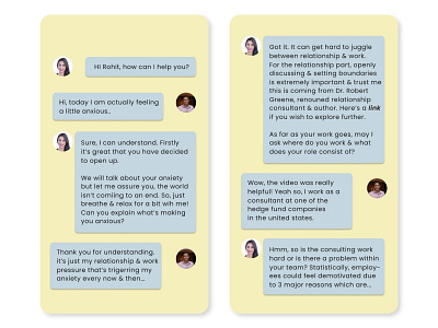 AI Mental Health Chat Bot | UX Writing by Shrish Hardas on Dribbble