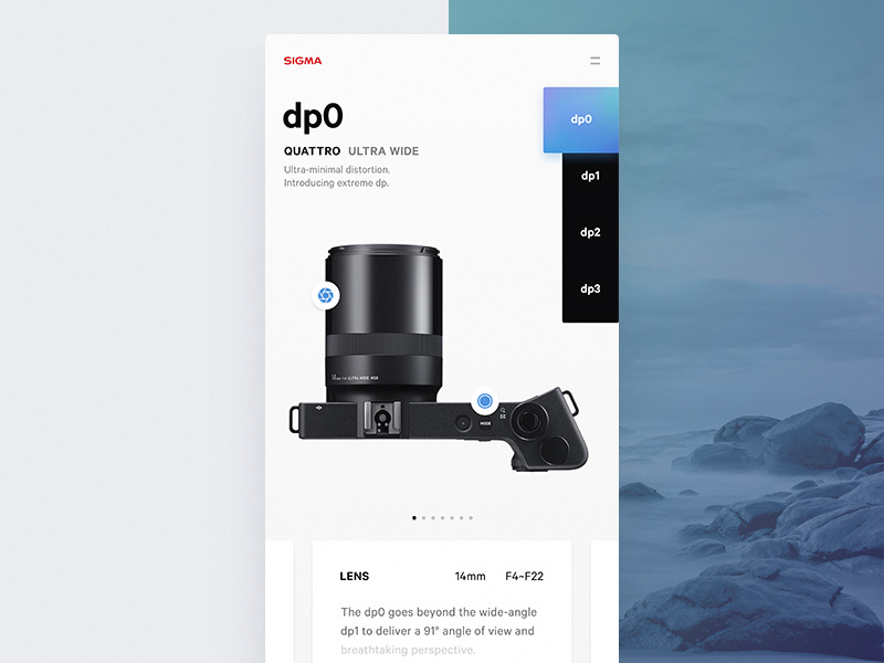 Sigma dp0 camera by Alex Sol on Dribbble
