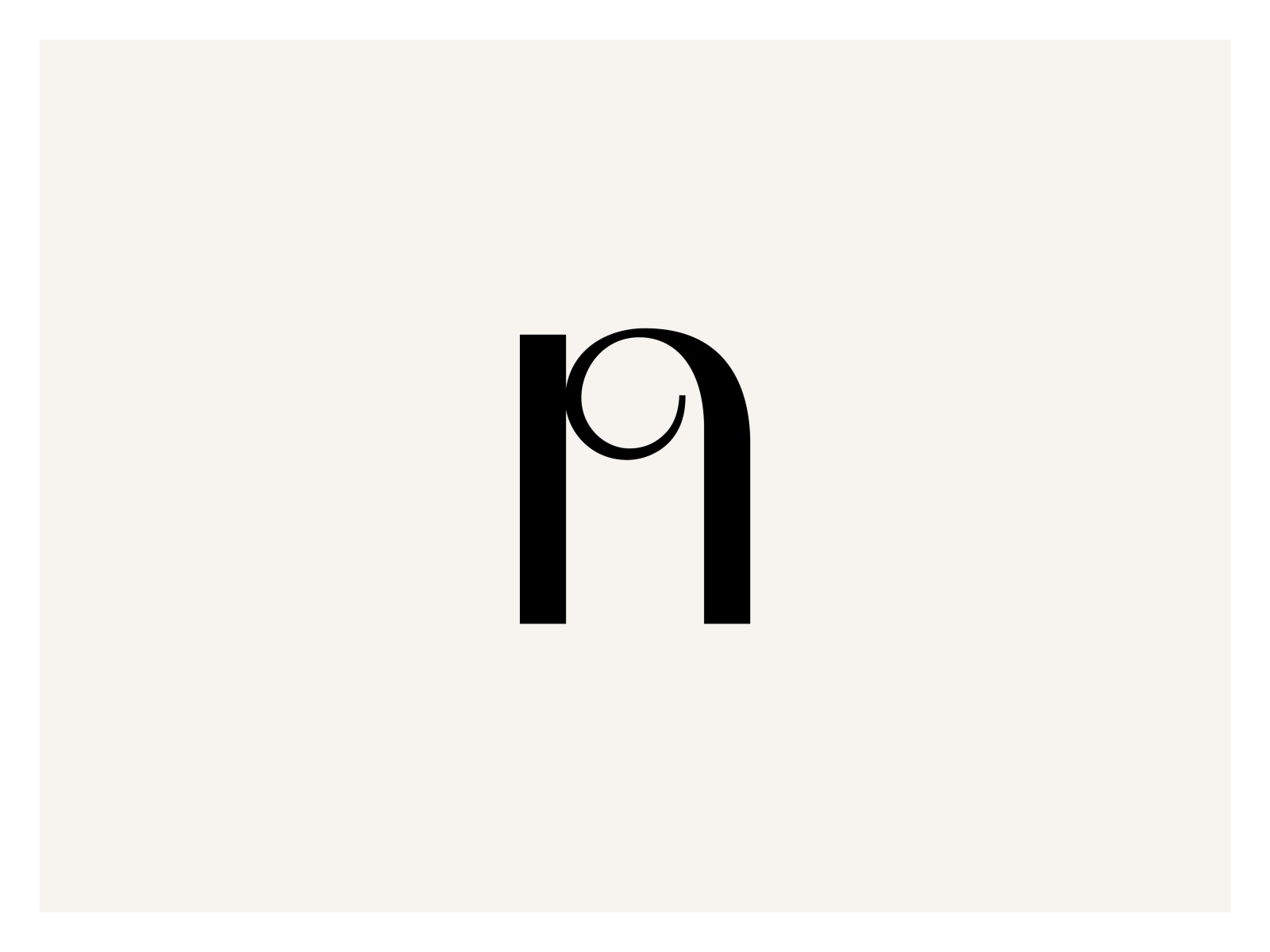 Lowercase 'n' by Hesiona Celo on Dribbble