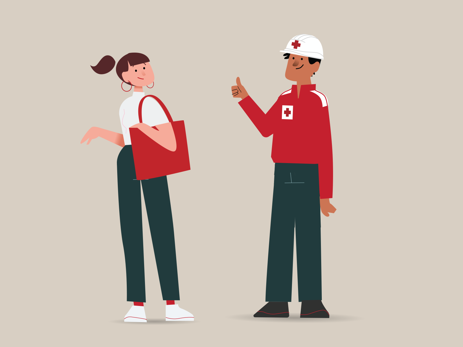 Red Cross by Bert Beckers on Dribbble