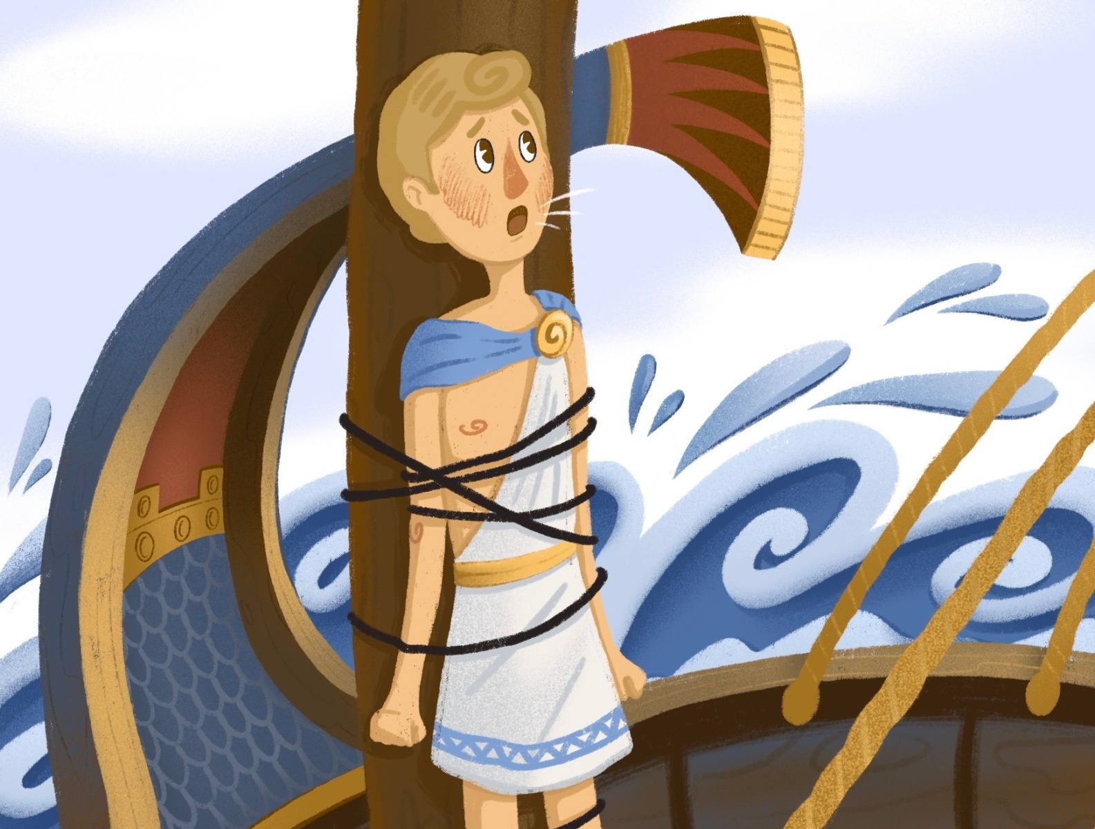 Odysseus. Children’s book by Amina Akhmedova on Dribbble